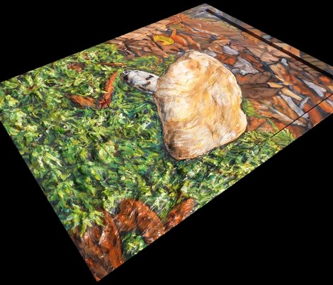 Virginie TRABAUD Artiste Peintre | Peinture Le Cèpe | Acrylique en ...